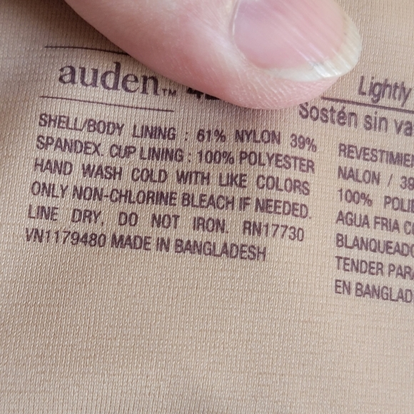 Auden | Intimates & Sleepwear | Auden Lightly Lined Wirefree Plus Size ...